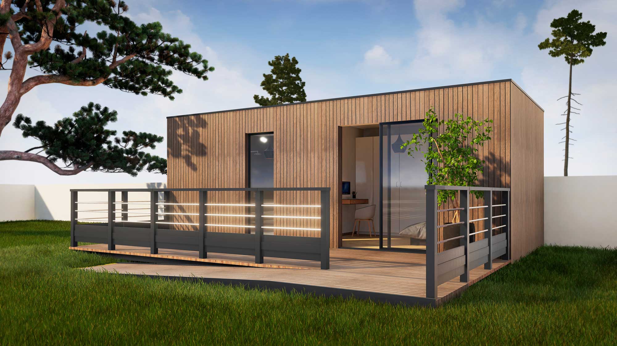 Modulabois constructions modulaires, garage abris modulaire bois